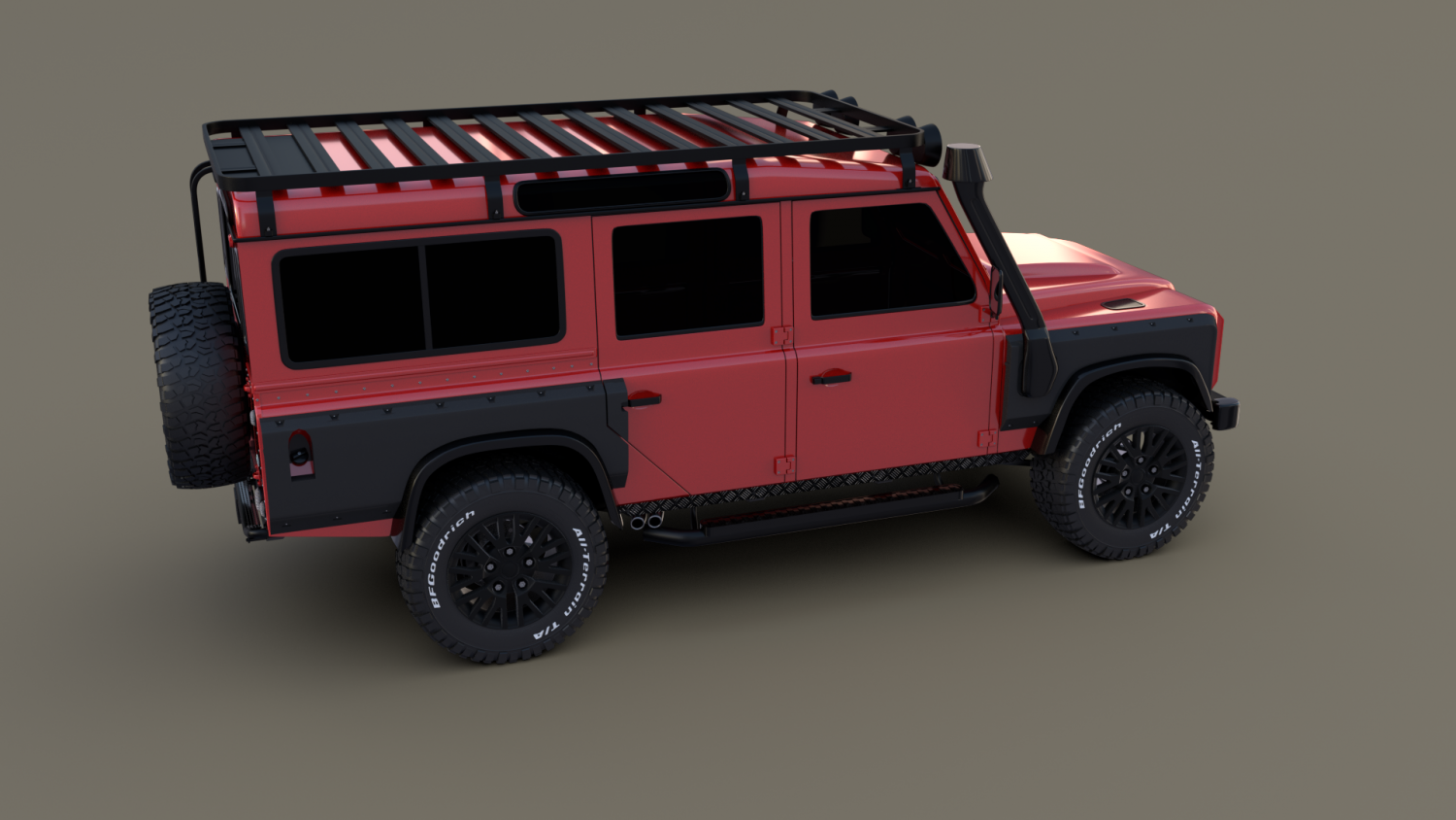 Land Rover Defender 110 Custom v2 3D Model in SUV 3DExport