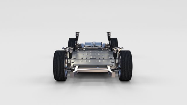 tesla chassis packsemi roadster model s x 3 3D Model in Parts of auto ...