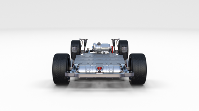 tesla chassis packsemi roadster model s x 3 3D Model in Parts of auto ...