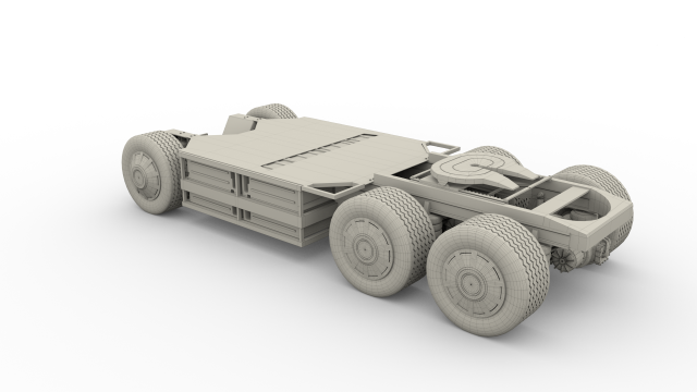 tesla chassis packsemi roadster model s x 3 3D Model in Parts of auto ...