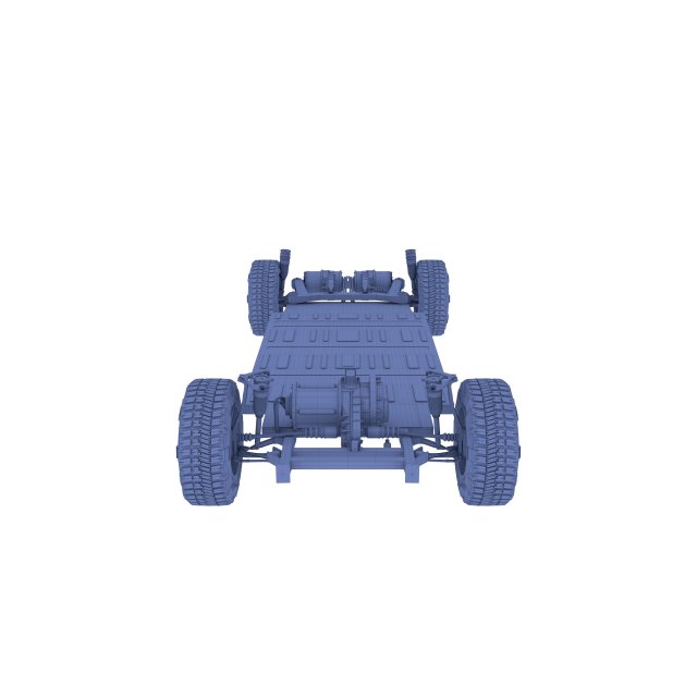 tesla cybertruck chassis 3D Model in Parts of auto 3DExport