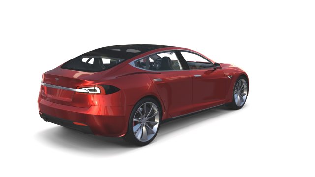 full tesla 2020 vehicle lineup with interiors and chassis 3D Model in ...
