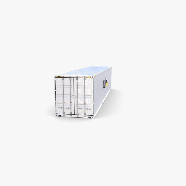 40ft shipping container po v2 3D Model in Shipping Containers 3DExport
