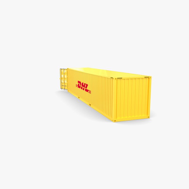 40ft shipping container dhl 3D Model in Shipping Containers 3DExport