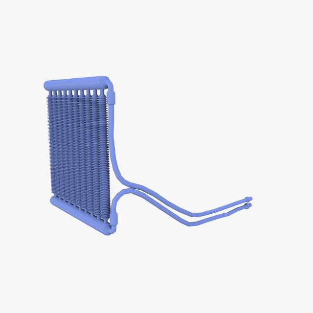 Tractor Oil Cooler 3D Model in Parts 3DExport