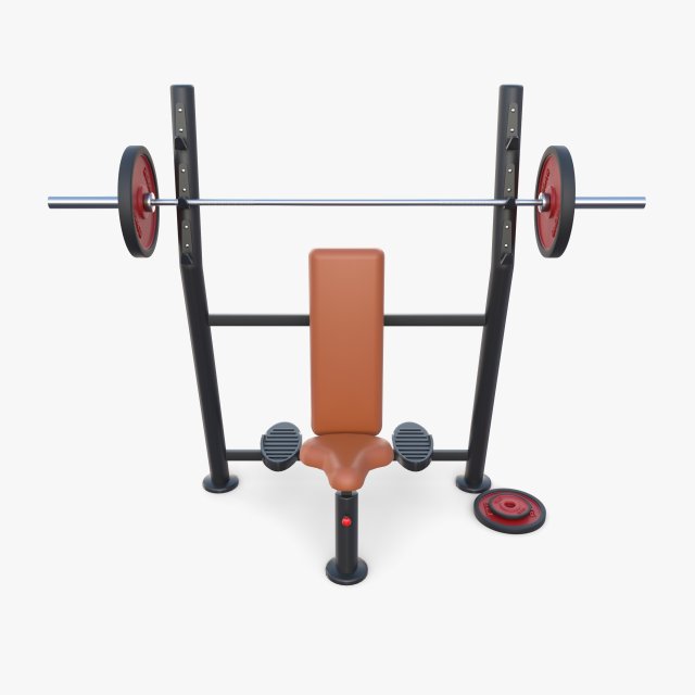Olympic shoulder bench 3D Model in Sports Equipment 3DExport