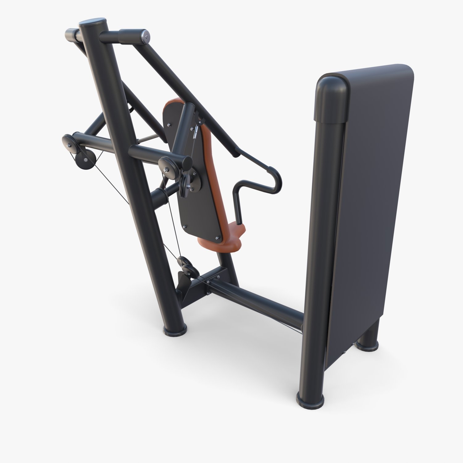 Inclined chest press machine 3D Model in Sports Equipment 3DExport