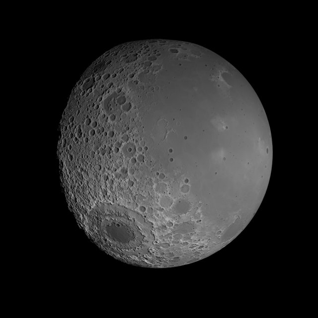 23k realistic moon 3D Model in Planets 3DExport