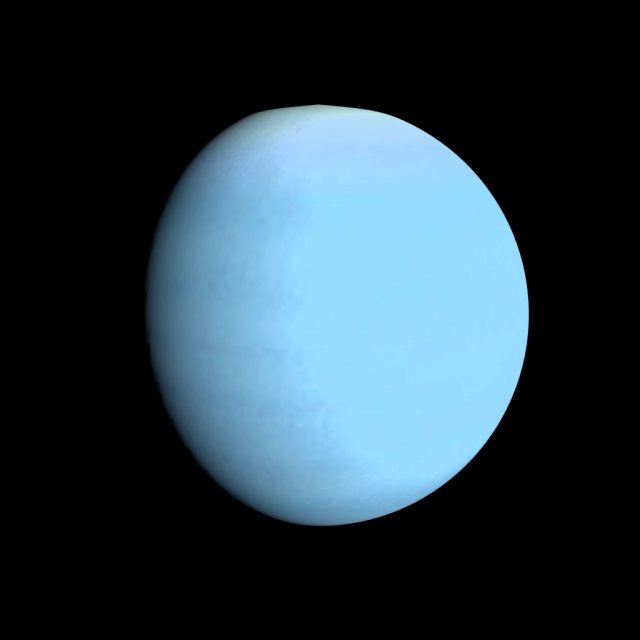 animated uranus model 3D Model in Planets 3DExport