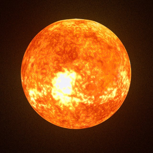animated sun model 3D Model in Planets 3DExport