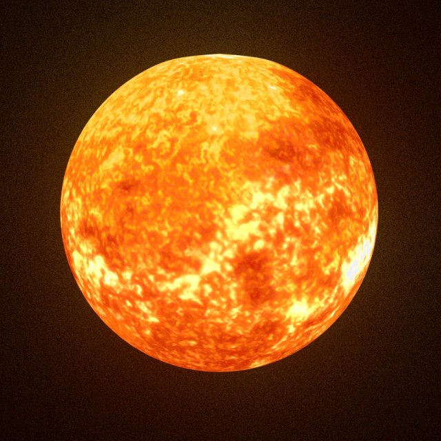 animated sun model 3D Model in Planets 3DExport