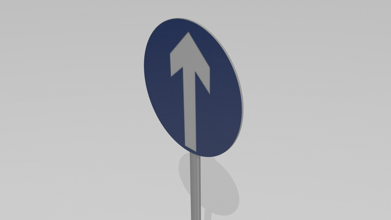 go straight sign 3D Models in Miscellaneous 3DExport