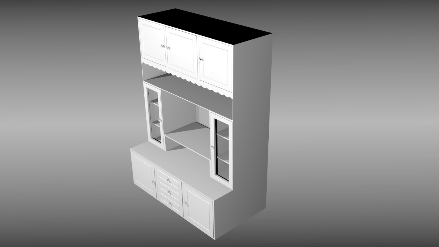 simple furniture 3D Models in Shelving 3DExport