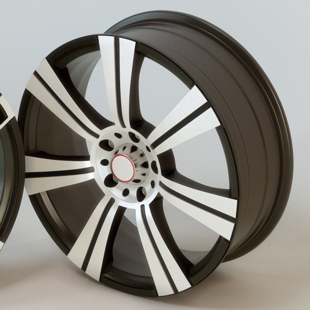 alloy rims Free 3D Model in Parts of auto 3DExport