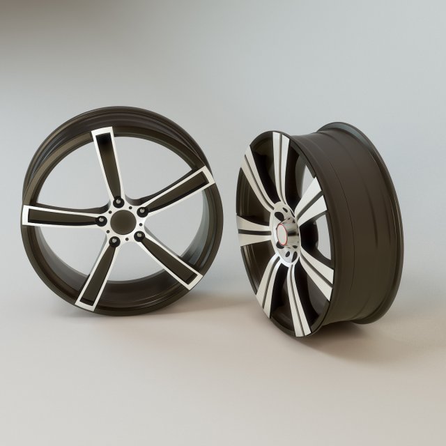 alloy rims Free 3D Model in Parts of auto 3DExport