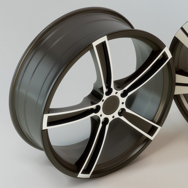alloy rims Free 3D Model in Parts of auto 3DExport
