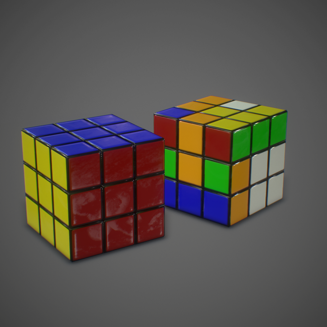 rubik cube game ready 3D Models in Toys 3DExport
