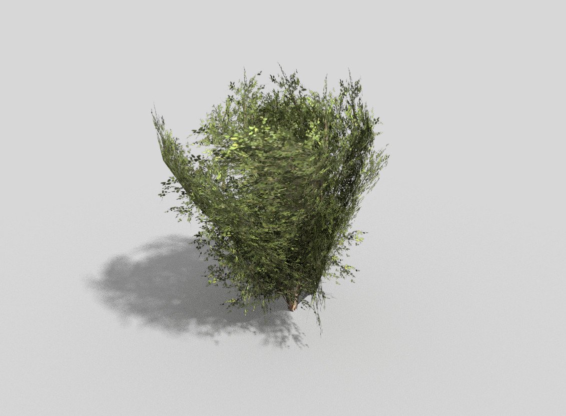 low poly shrub 3D Models in Bush 3DExport