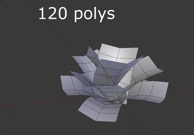 low poly fern 3D Model in Small Plants 3DExport