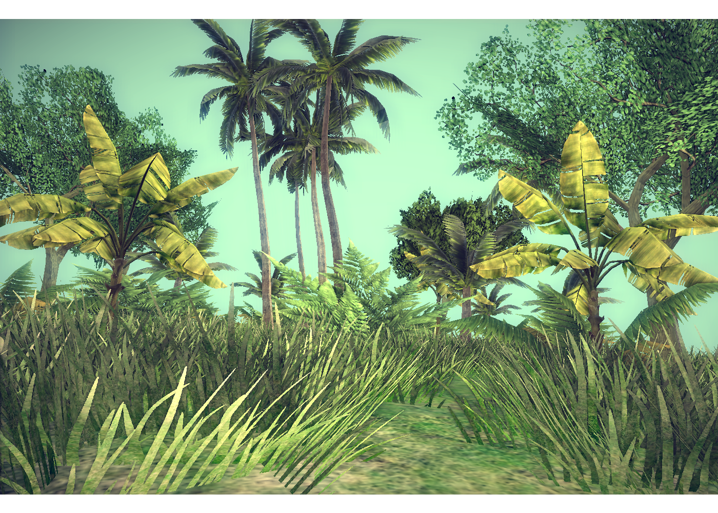 Low poly jungle plants pack 3D Model in Tree 3DExport