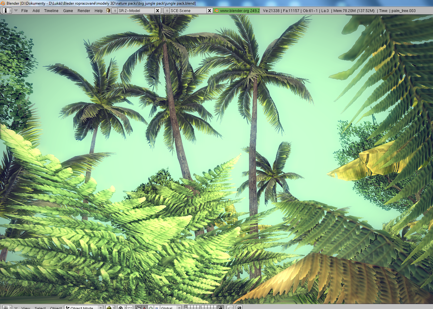 Low poly jungle plants pack 3D Model in Tree 3DExport