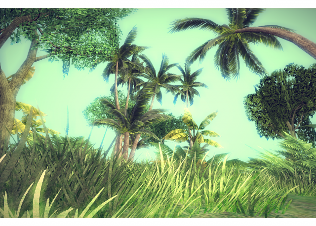 low poly jungle plants pack 3D Model in Tree 3DExport