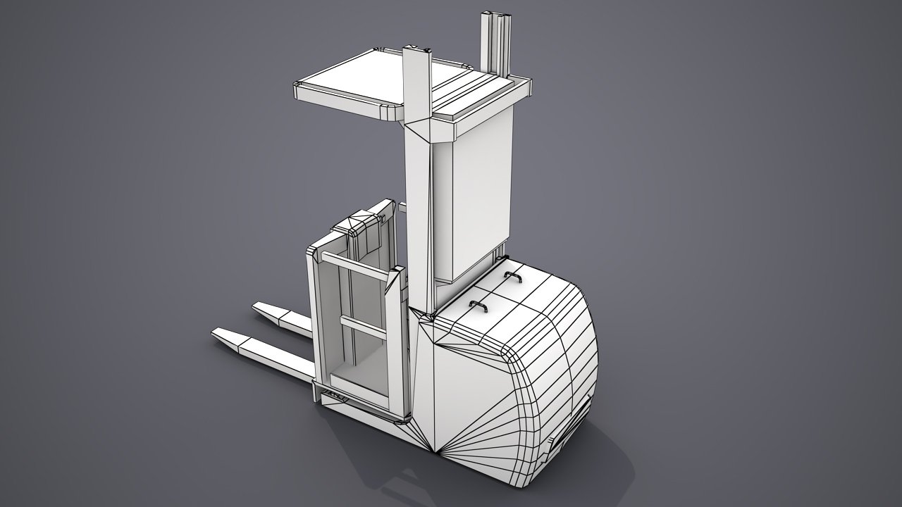 Order Picker - Low Poly 3D Model in Heavy Equipment 3DExport