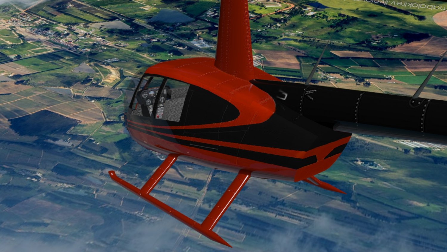 Robinson R44 3D Model in Helicopter 3DExport