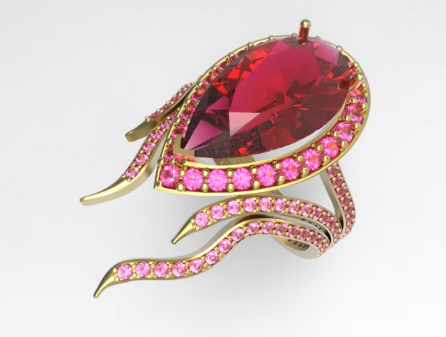 fire ring 3D Model in Jewellery 3DExport