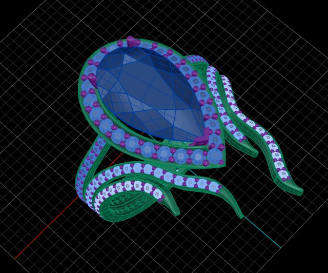 fire ring 3D Model in Jewellery 3DExport