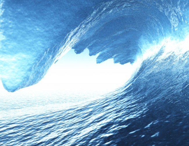 Crashing Waves Vue and Obj 3D Model in Environment 3DExport