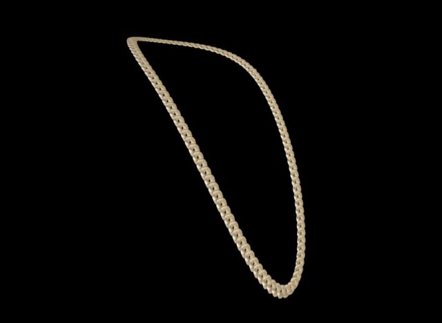gold chain 3D Model in Clothing 3DExport