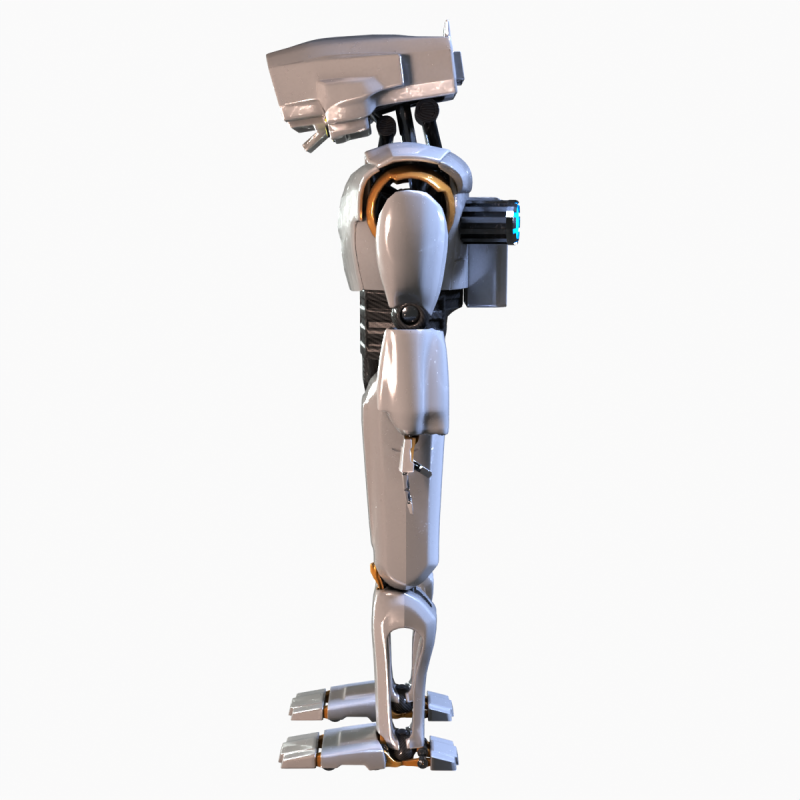 Robot Character 3D Model in Robot 3DExport