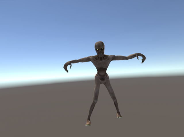 scary creature 3D Model in Monster 3DExport