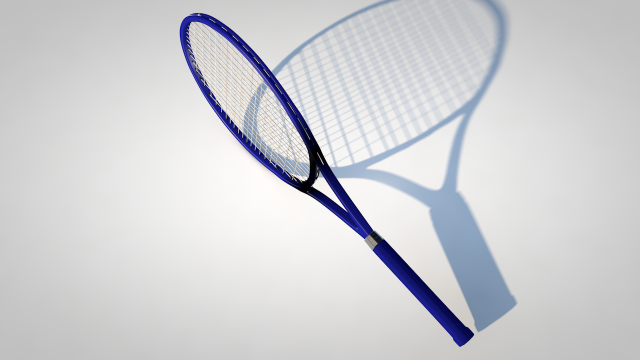 tennis racket 3D Model in Sports Equipment 3DExport