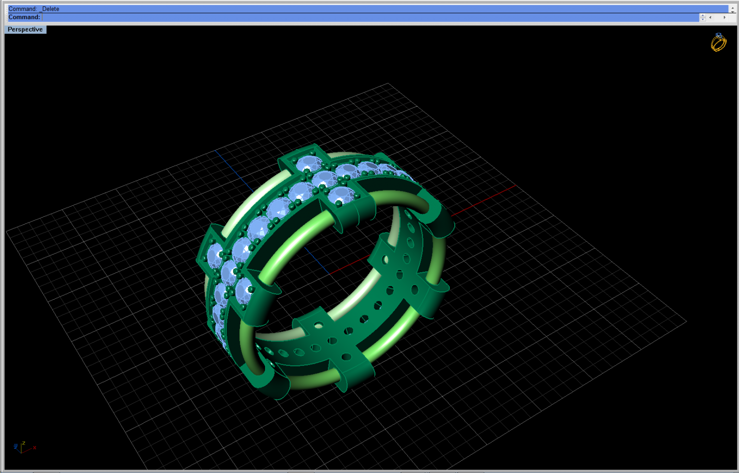 edge 3D Print Model in Rings 3DExport