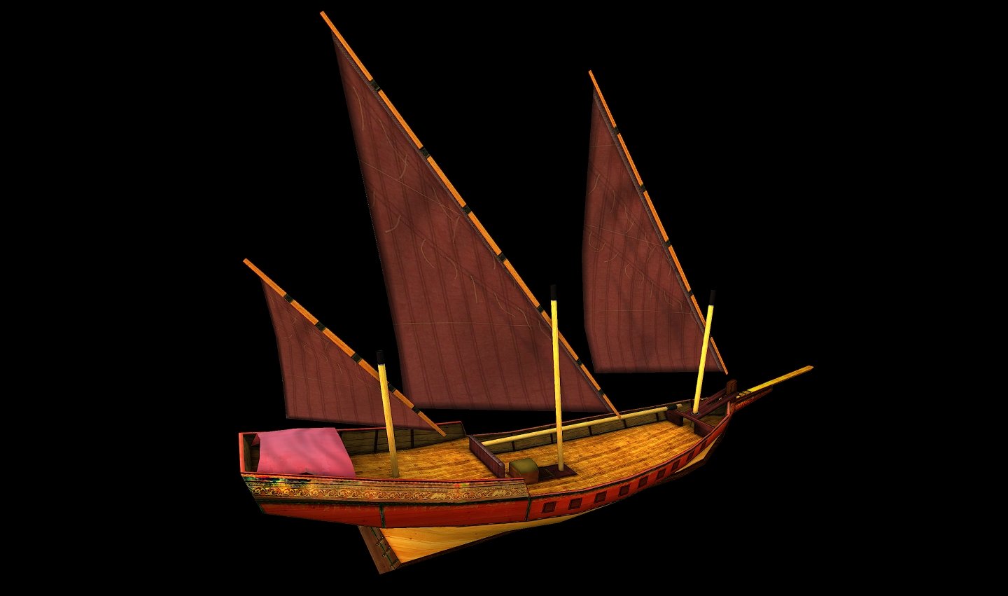 age of sail arabic sail ship 3D Models in Sailboat 3DExport