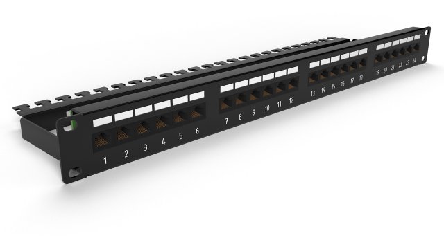 patch panel 3D Model in Computer 3DExport
