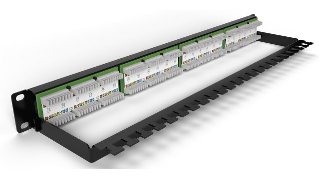 patch panel 3D Model in Computer 3DExport