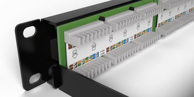 patch panel 3D Model in Computer 3DExport