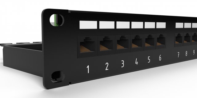 patch panel 3D Model in Computer 3DExport