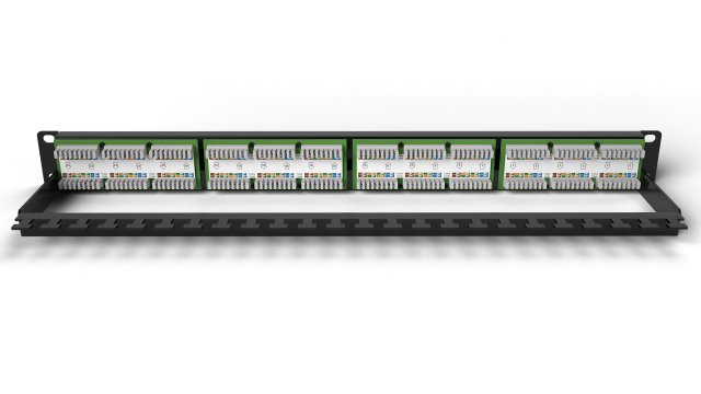 patch panel 3D Model in Computer 3DExport