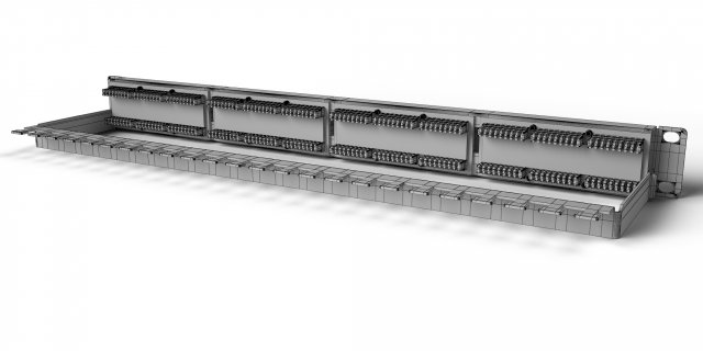 patch panel 3D Model in Computer 3DExport