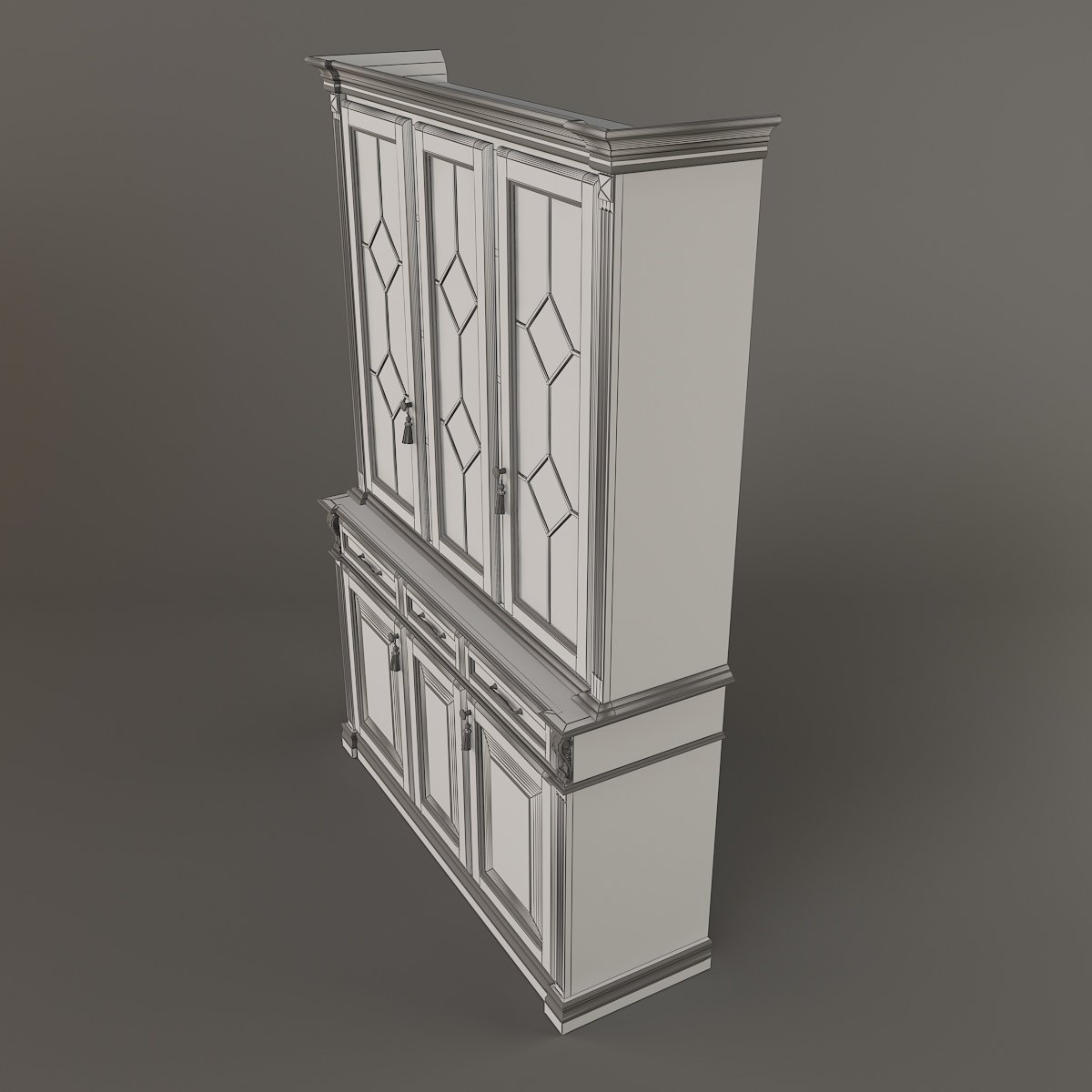 buffet classic 3D Models in Kitchen 3DExport