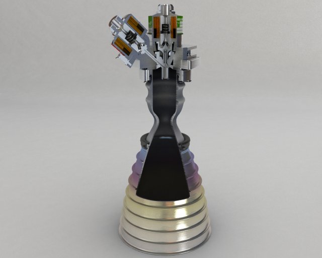 apollo rcs truster 3D Model in Real Spacecraft 3DExport