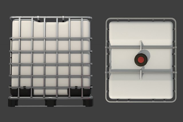 intermediate bulk container 3D Model in Shipping Containers 3DExport
