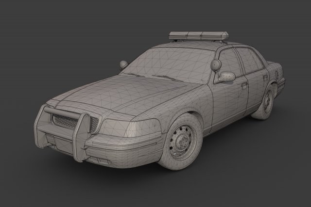 Los angeles police car 3D Model in Sedan 3DExport