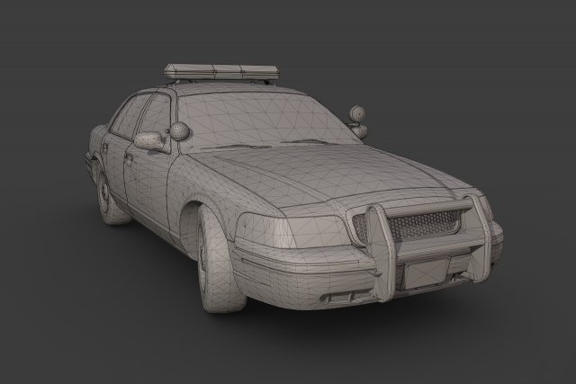 Los angeles police car 3D Model in Sedan 3DExport