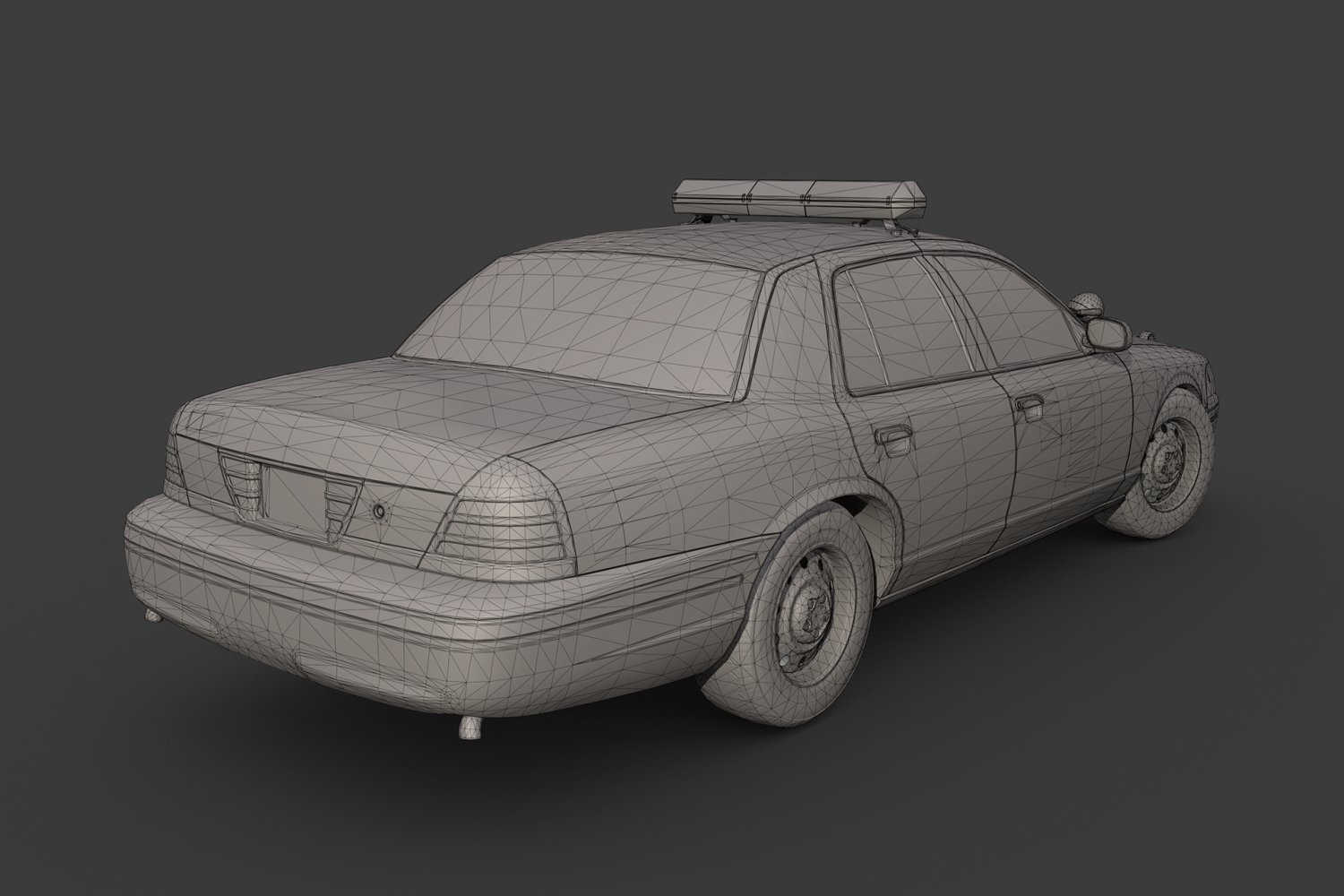 Los Angeles Police Car 3D Model in Sedan 3DExport