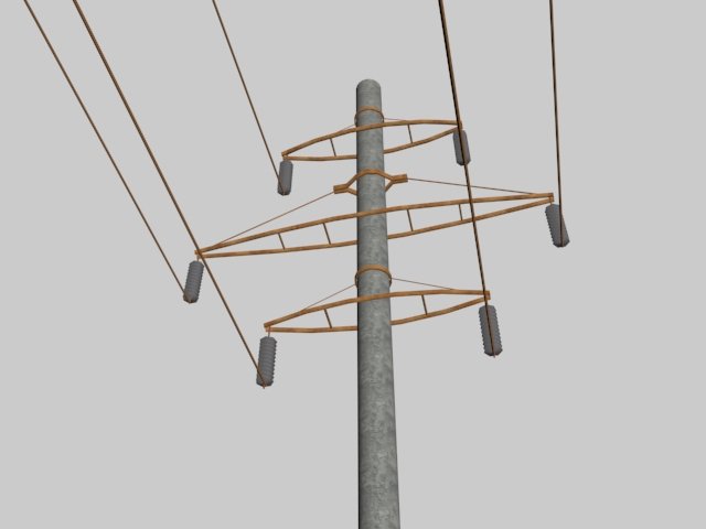 electric tower 3D Model in Parts 3DExport